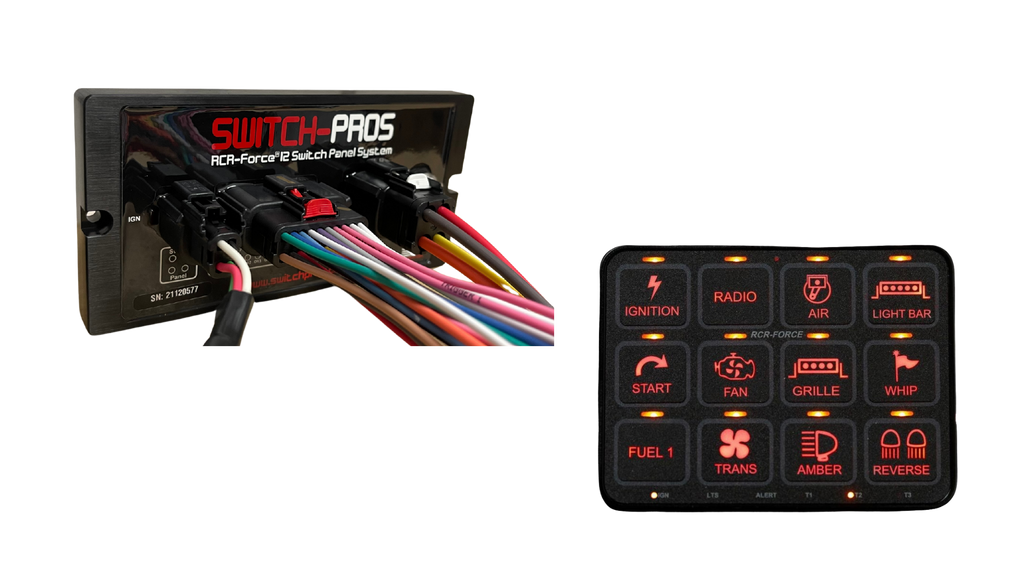 RCR-FORCE® 12 Switch Complete Vehicle Wiring System By SWITCH PROS– buggywhip