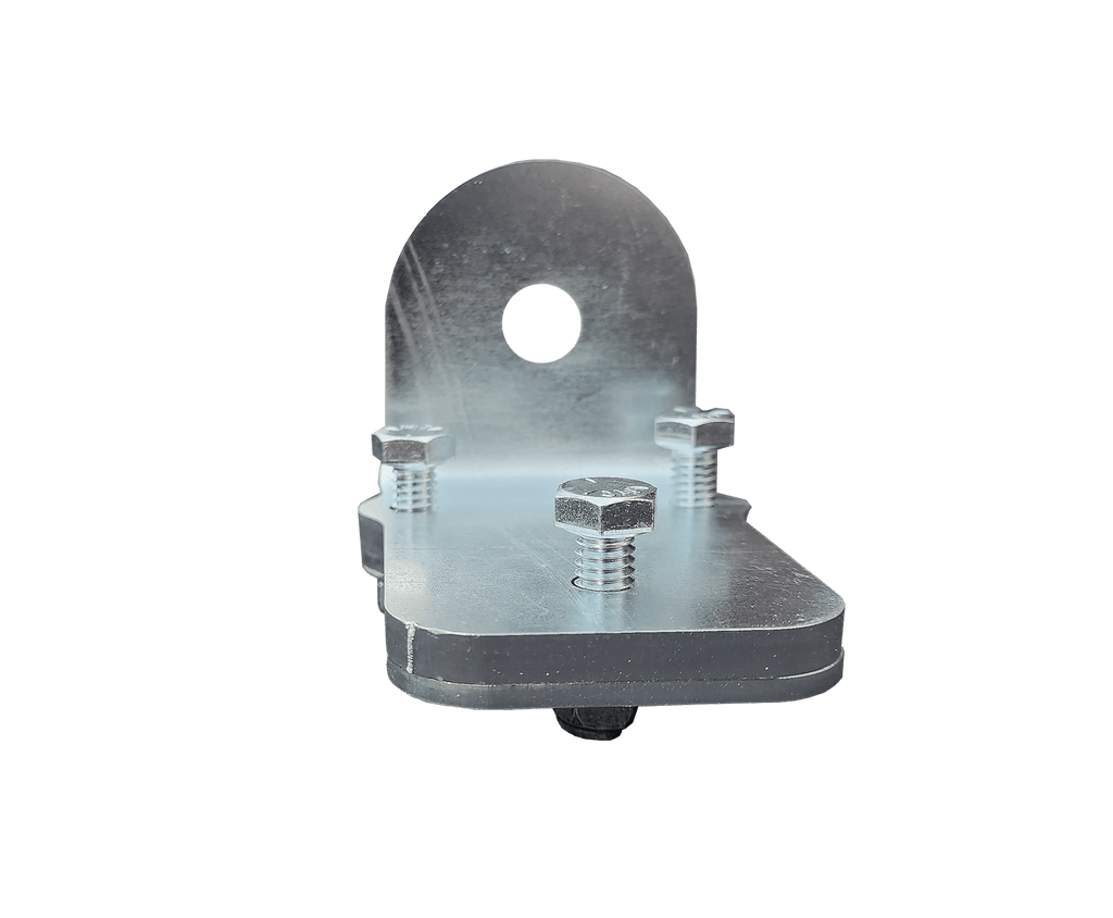 Whip L bracket with 3 holes for mounting– buggywhip