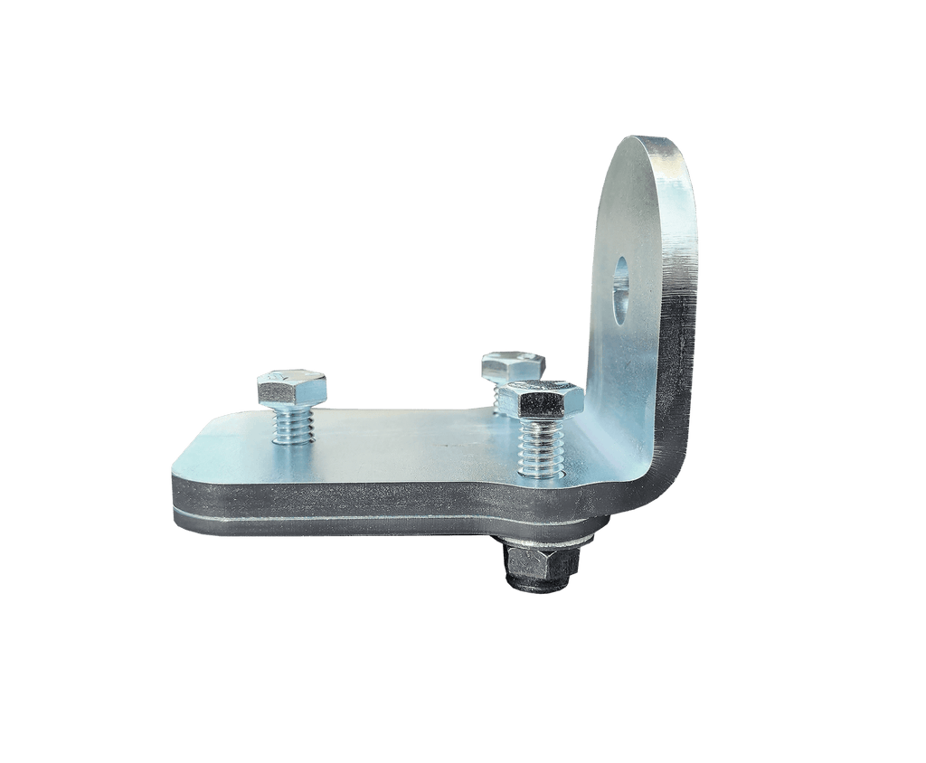 Whip L bracket with 3 holes for mounting– buggywhip