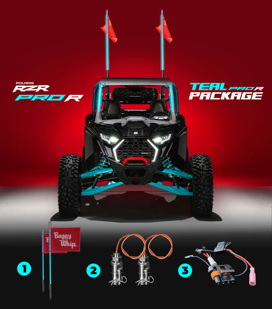 RZR PRO R Teal Package– buggywhip